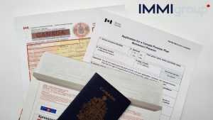 Old Age Security - IMM 1000 & COPR - Record of Landing